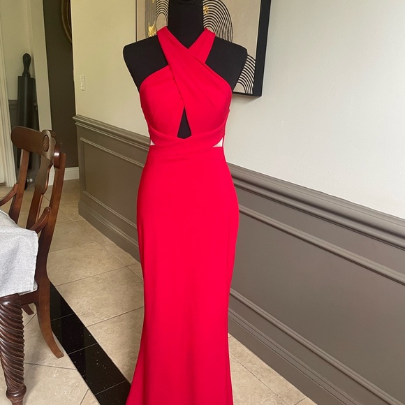 JS Collections | Dresses | Js Collections Red Mermaid Dress | Poshmark